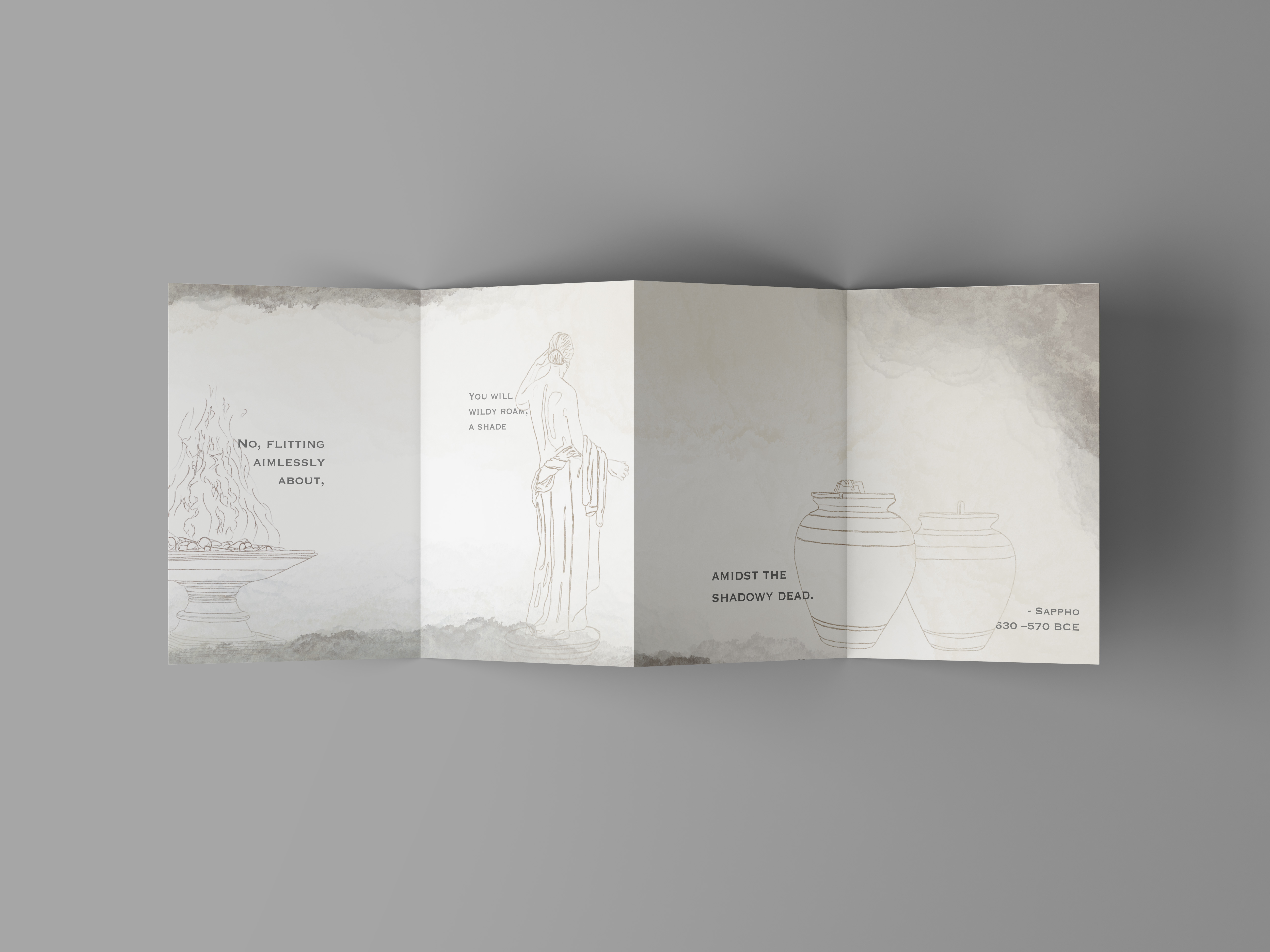 Accordion Fold Poem Book – Sabine Hunter